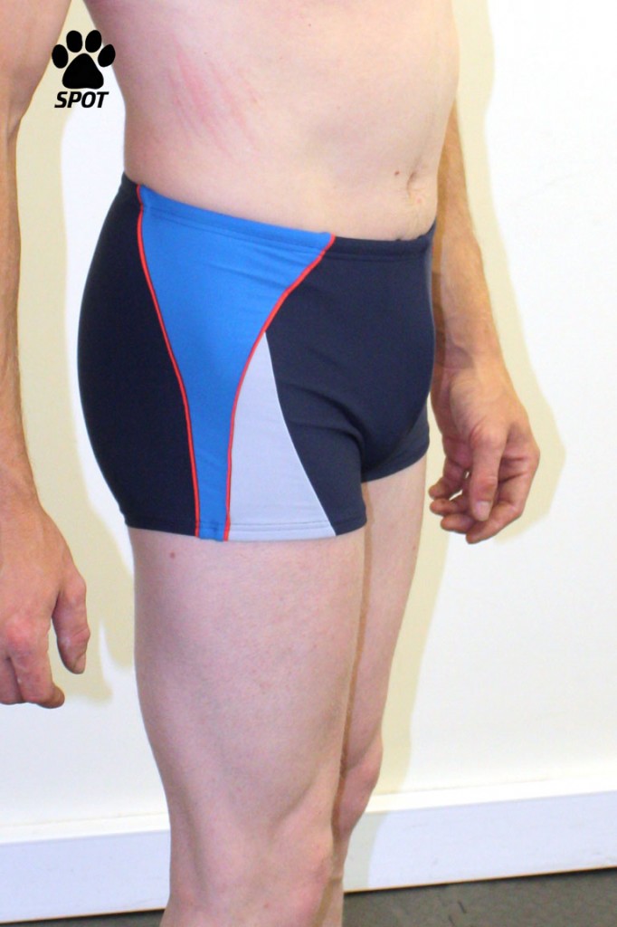 Blue Speedo Swim Shorts | ZentaiSpot